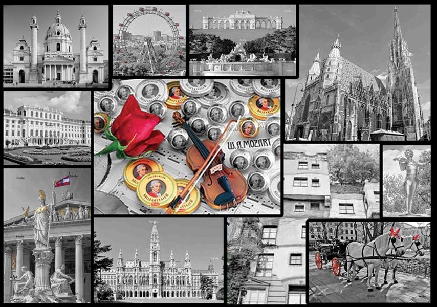 Vienna - Collage - Puzzle-trade.com